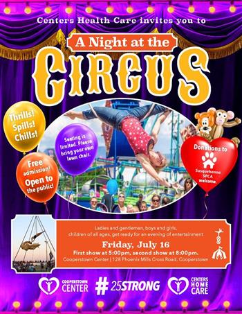 A Night at the Circus | Centers Health Care
